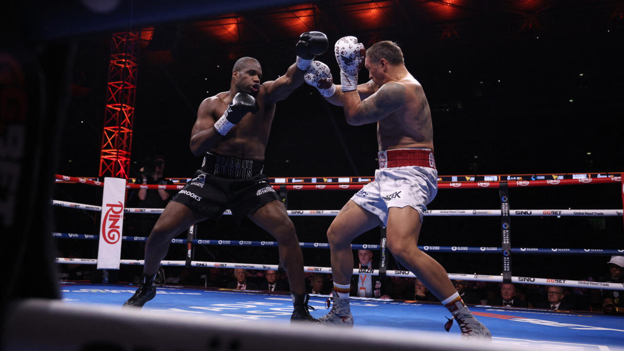 Boxe: Oleksandr Usyk inflige un K.O. à Daniel Dubois et réunifie les ...