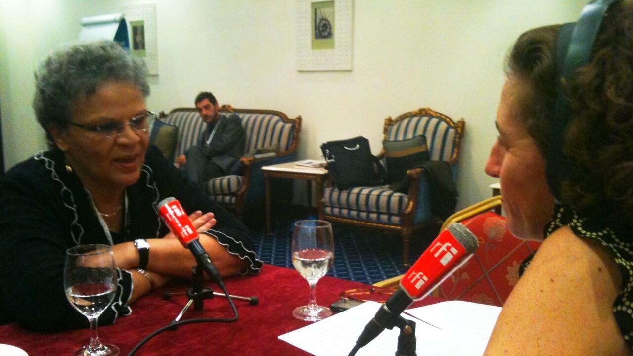 2. Portrait de Michèle Pierre Louis, ancien Premier ministre d'Haïti ...