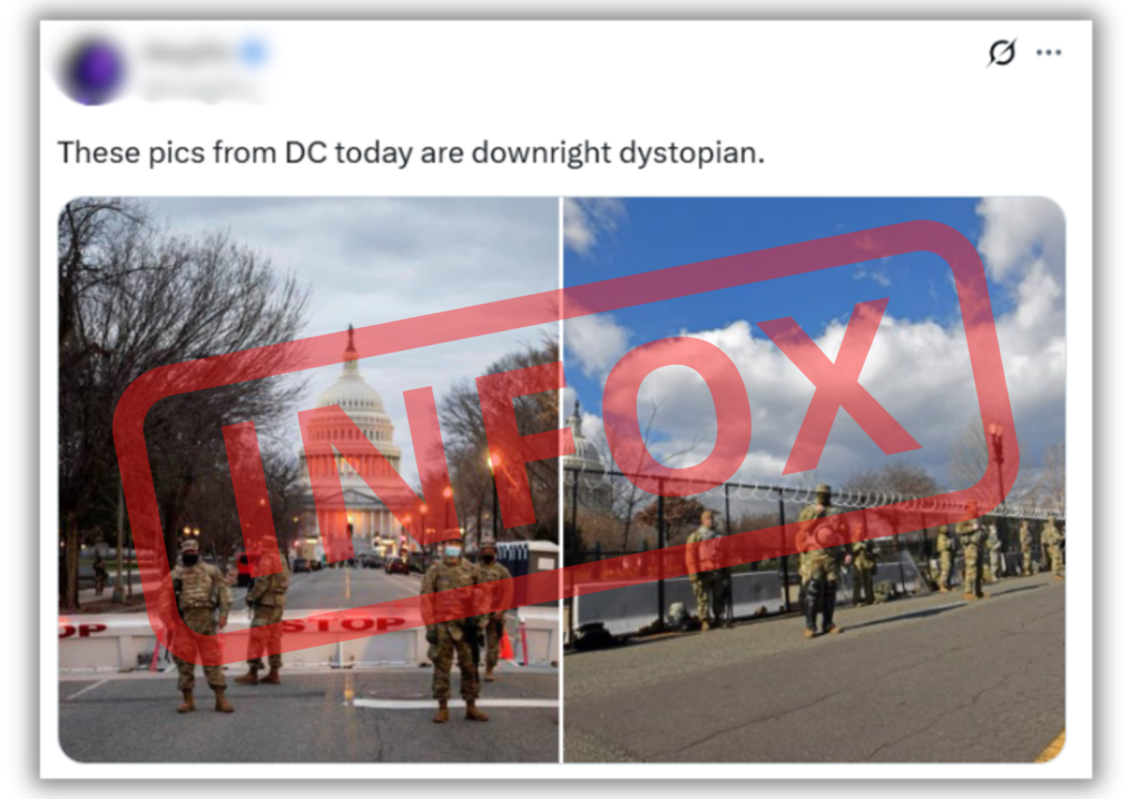 États-Unis: ces images ne montrent pas le déploiement de la Garde ...