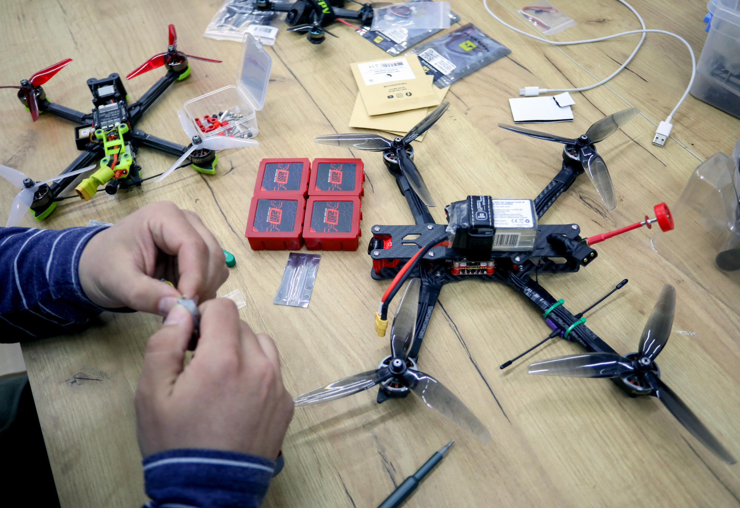 'Punishment from above': Hobby pilots build Ukraine's drone fleet