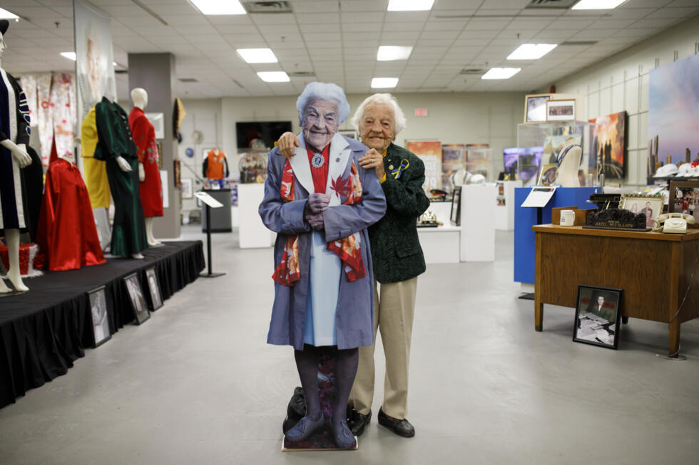 Canada celebrates political icon 'Hurricane Hazel', aged 101