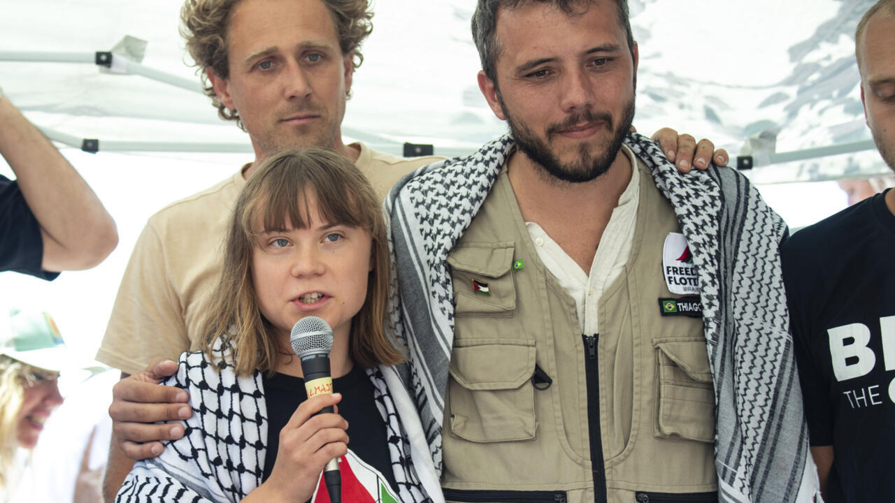 Israel promete bloquear acesso de barco de ativistas a Gaza; Greta Thunberg e o brasileiro ...