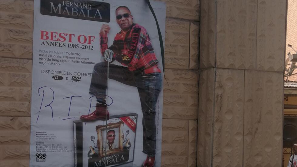 Décès en France du chanteur brazzavillois Fernand Mabala