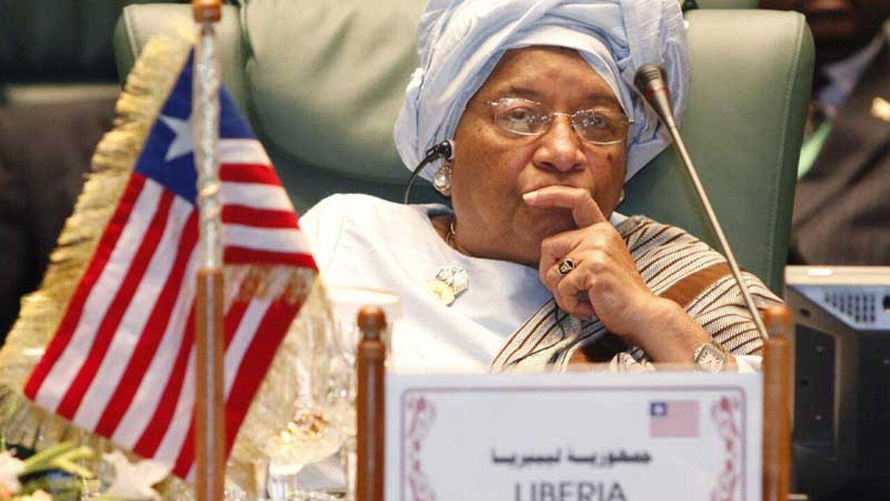 Liberia's Sirleaf fires all ministers bar one
