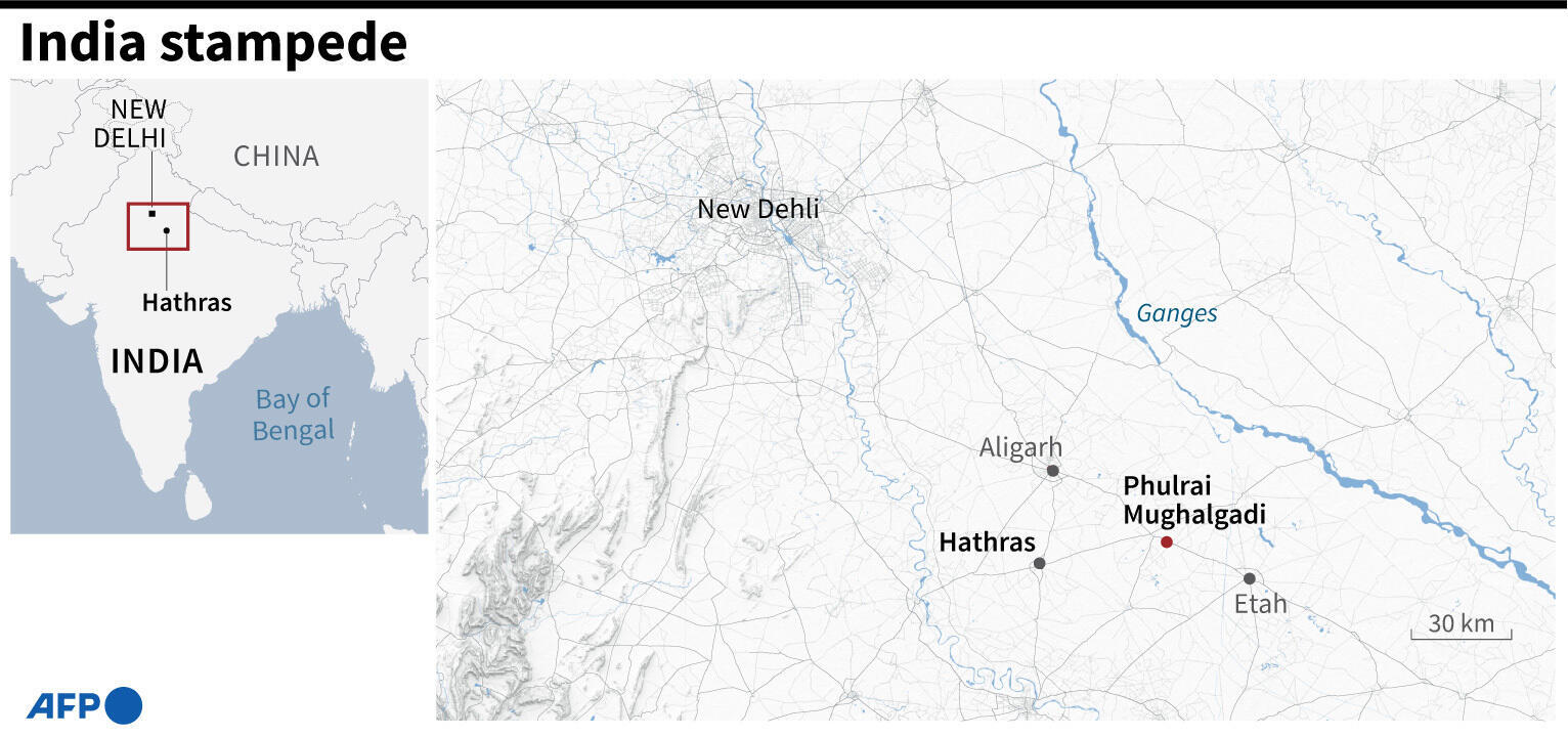 Terror, 'chaos' as India stampede kills 121