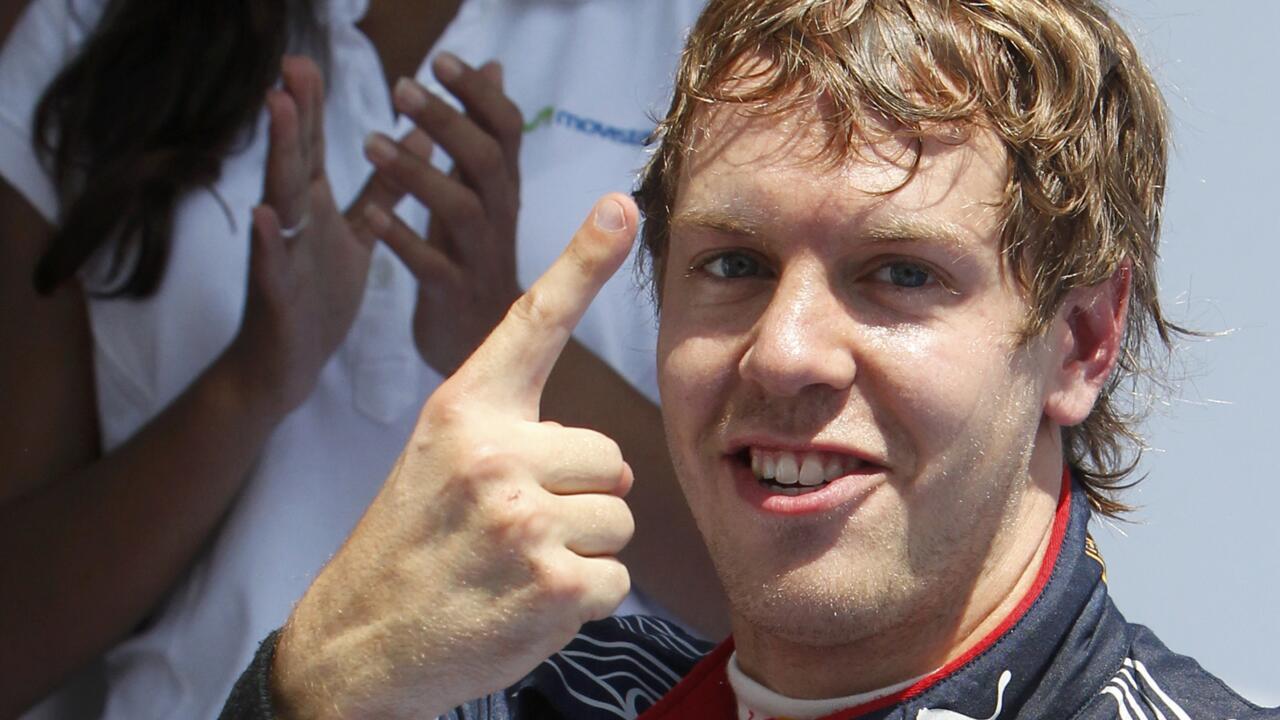 Vettel se convierte en el campeón más joven de la historia