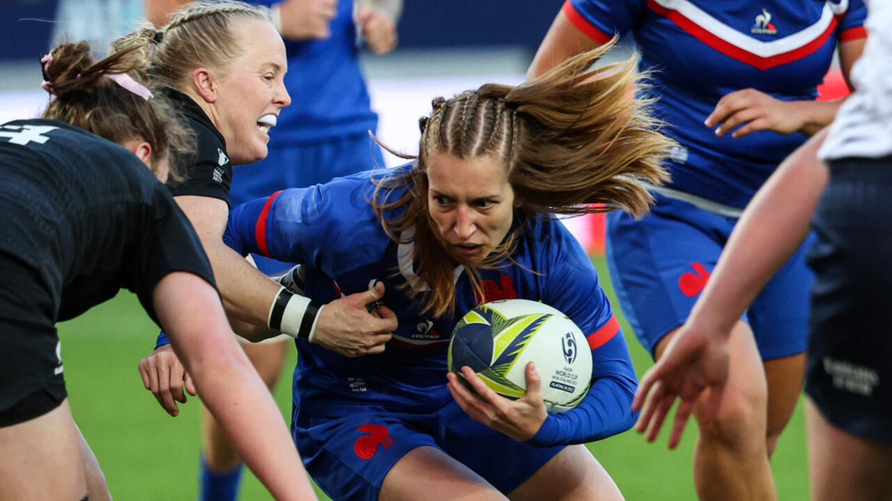 Mondial féminin de rugby: l'équipe de France échoue de peu face à la ...