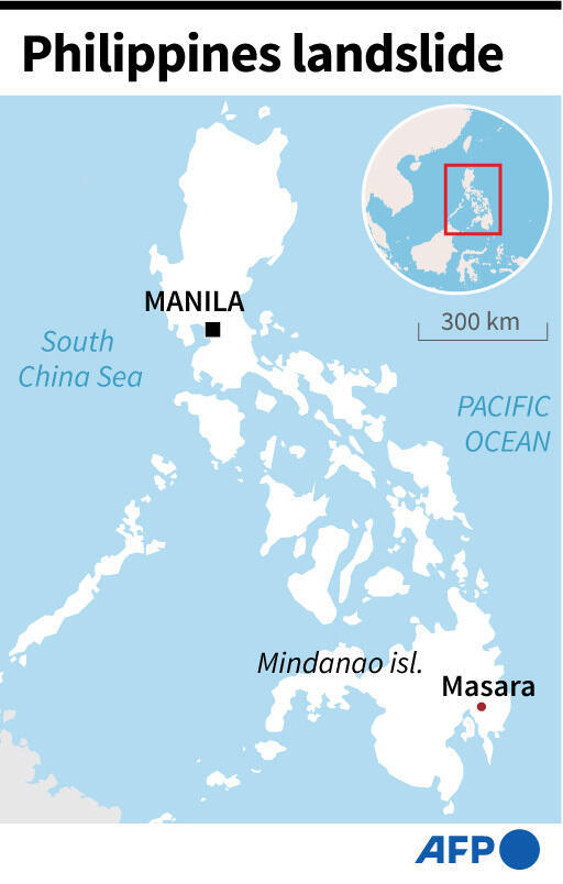 Landslide at Philippine gold-mining village kills seven