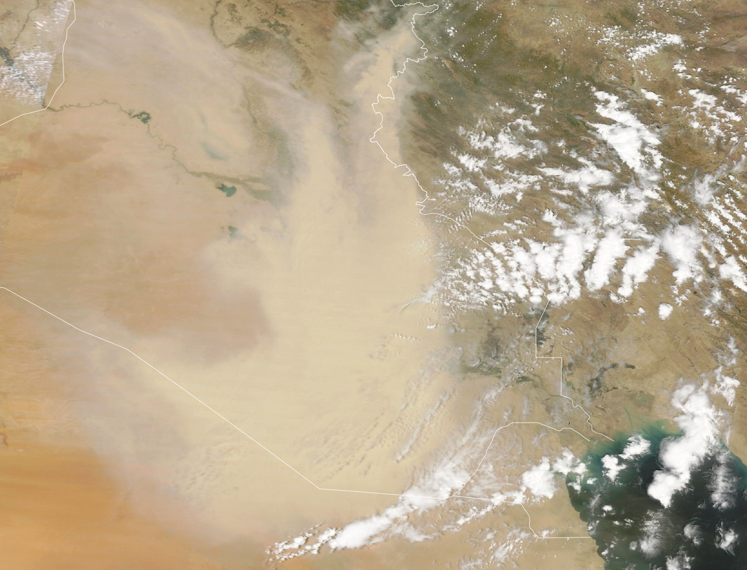 Sandstorms pose serious risk to human health