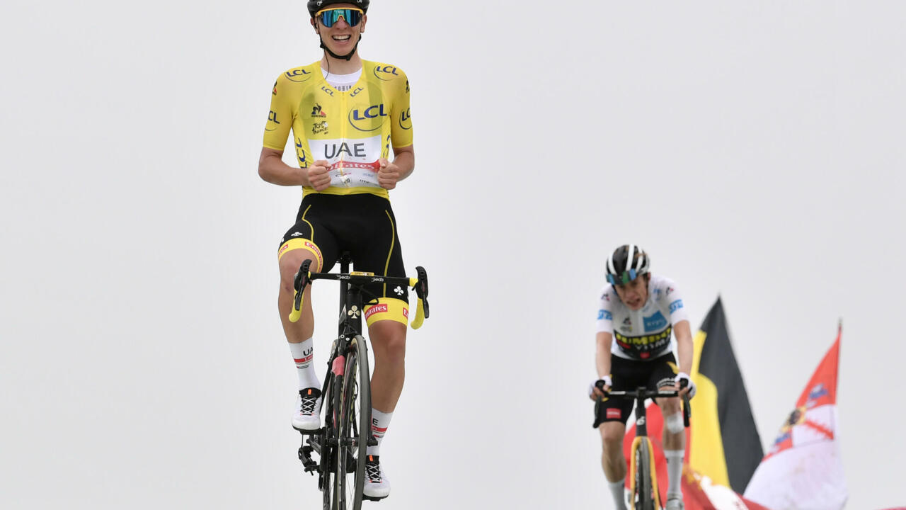 Pogacar climbs to victory in 17th stage of Tour de France