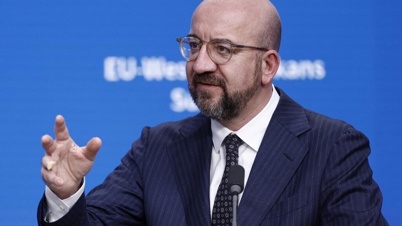 European Council president Charles Michel announces early departure