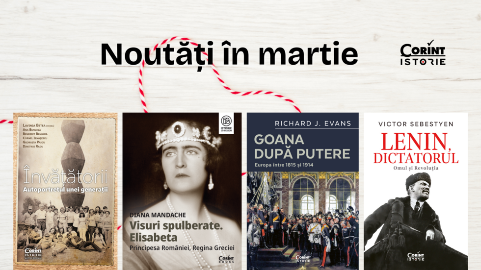 Patru noutăți Corint Istorie în luna martie