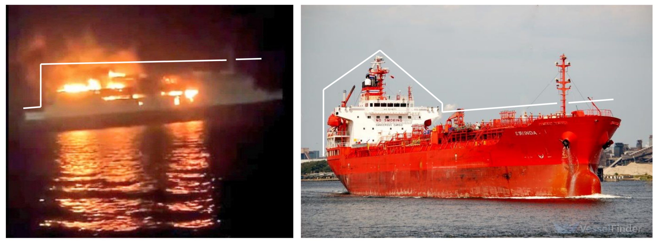 Pétrolier norvégien attaqué en mer Rouge, attention aux images qui ...