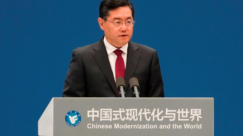 中国外长秦刚表示希望访日