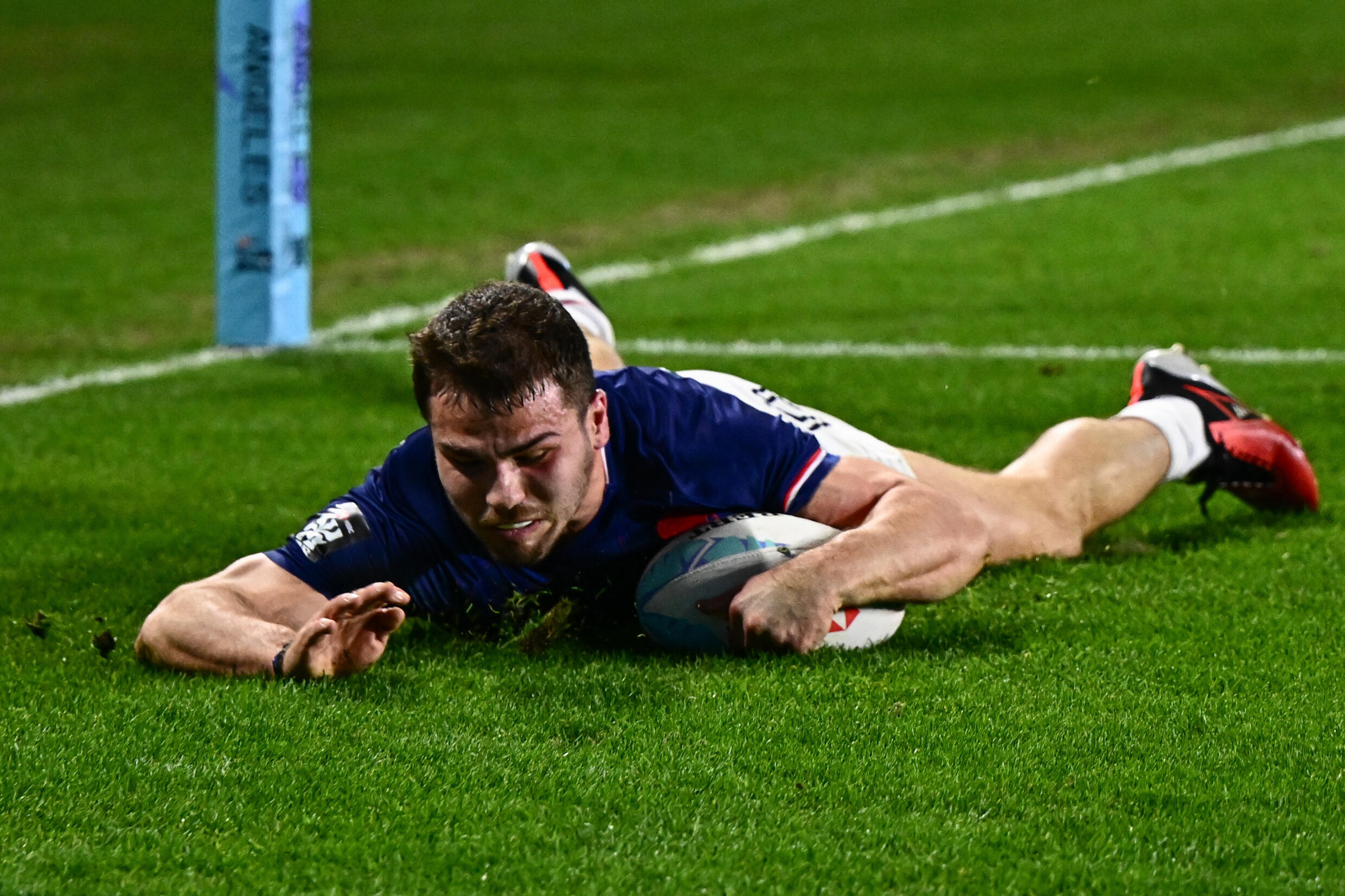 Rugby à VII: l'effet Dupont continue à Los Angeles, les Bleus en demies