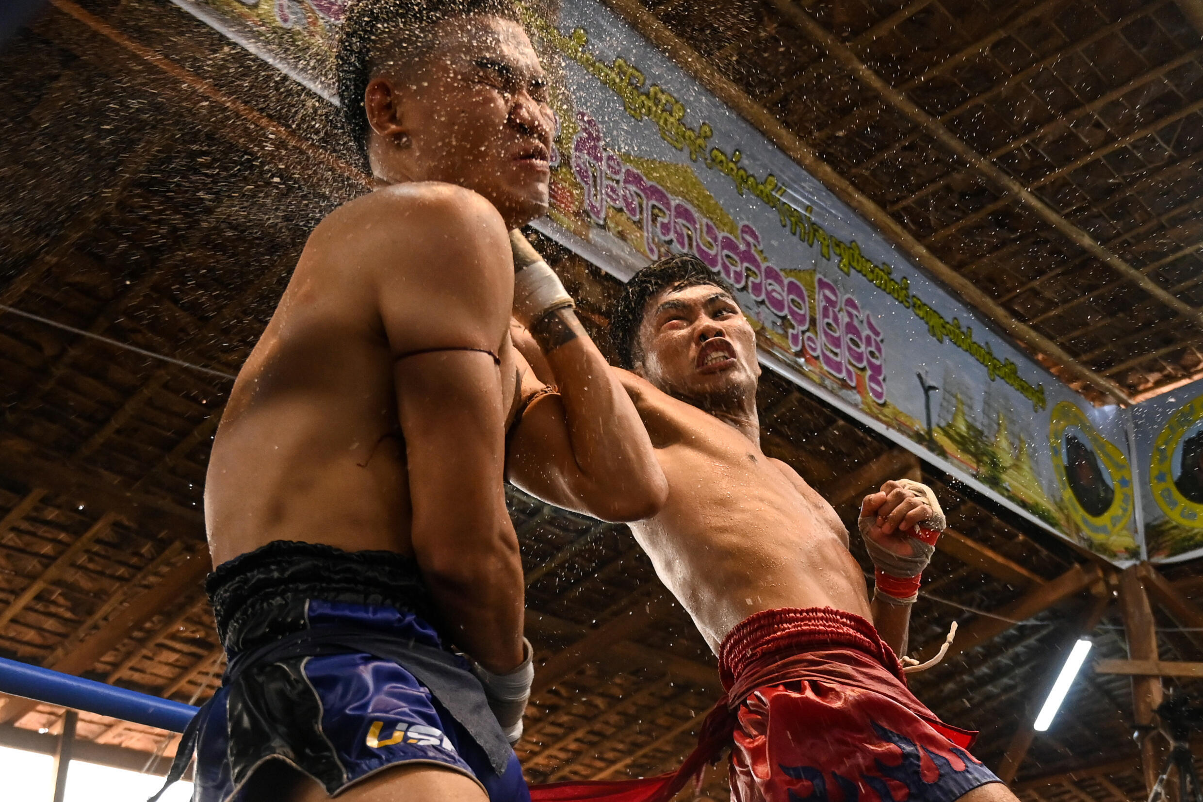 Myanmar traditional boxing packs a punch, kick and headbutt