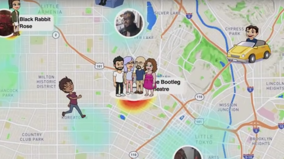 Snap Map: la géolocalisation ultra-précise de Snapchat suscite des ...
