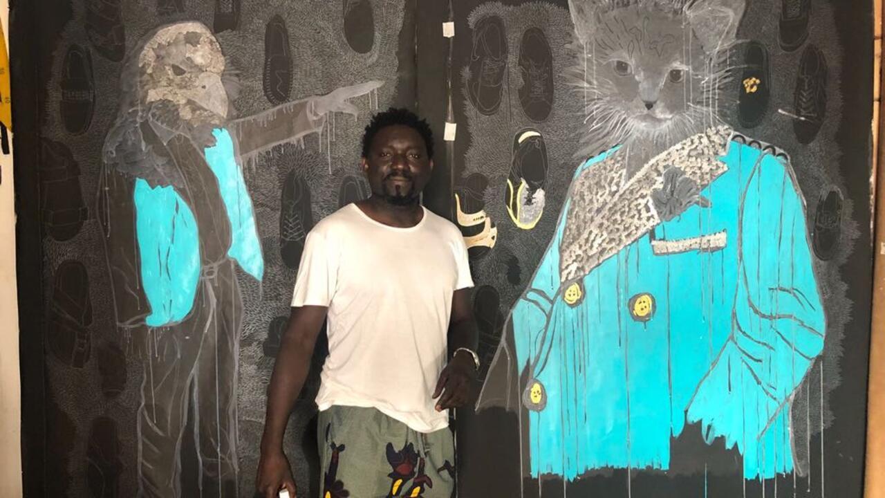 L'artiste sénégalais Omar Ba et l'épopée de Kaïdara, un voyage initiatique à la galerie Templon