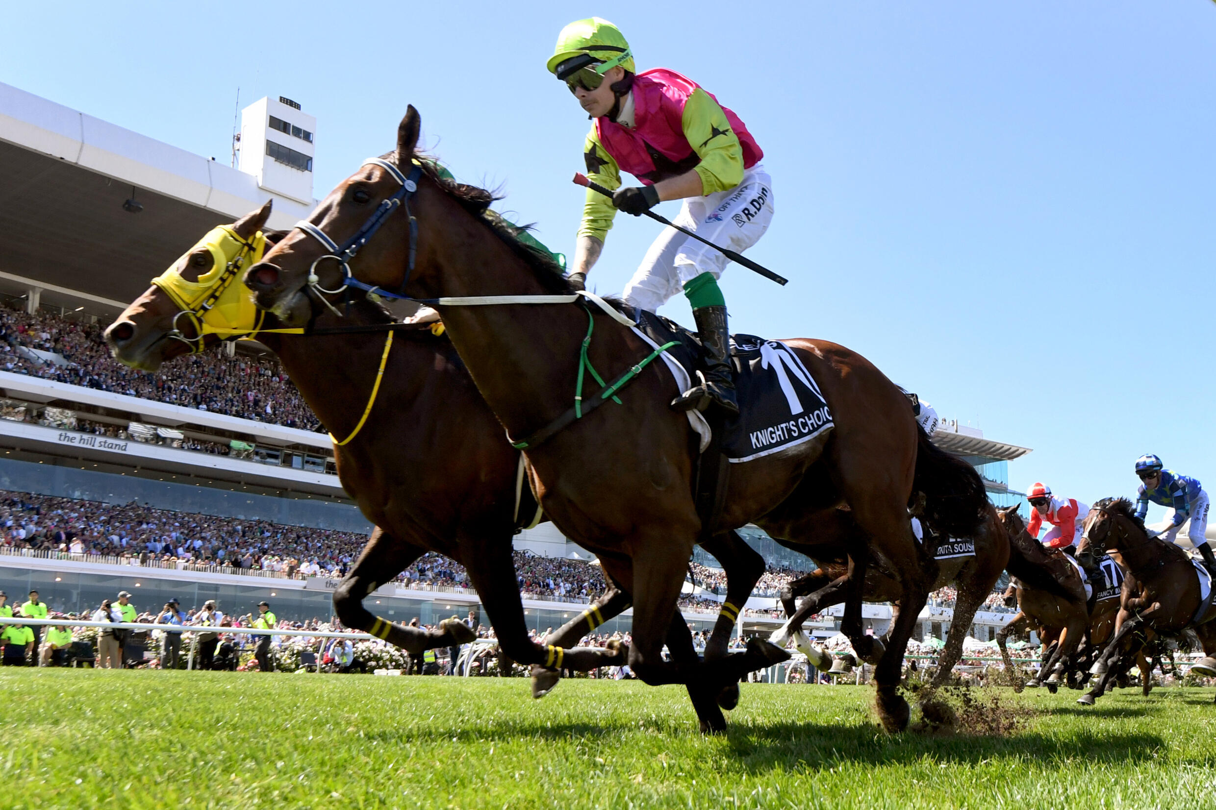 Outsider Knight's Choice wins Melbourne Cup photo-finish thriller
