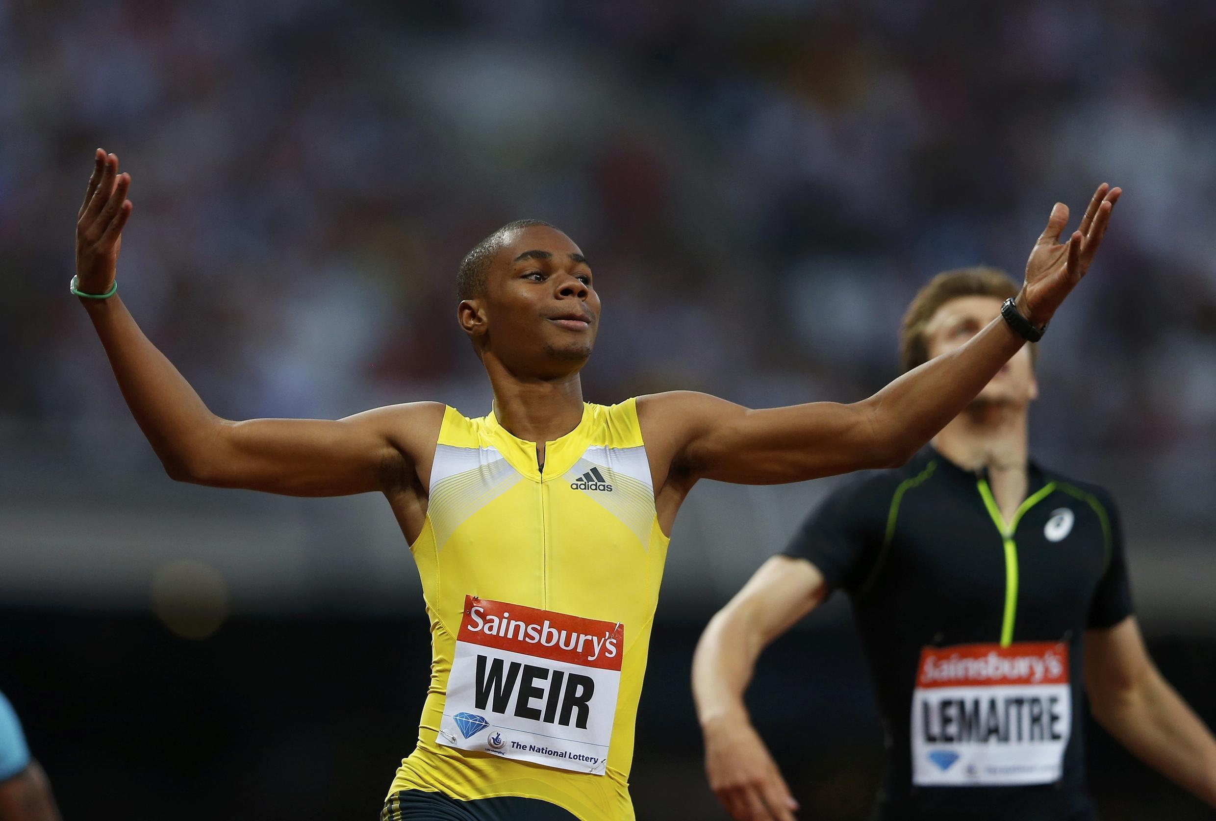 Warren Weir set to challenge Usain Bolt over 200m