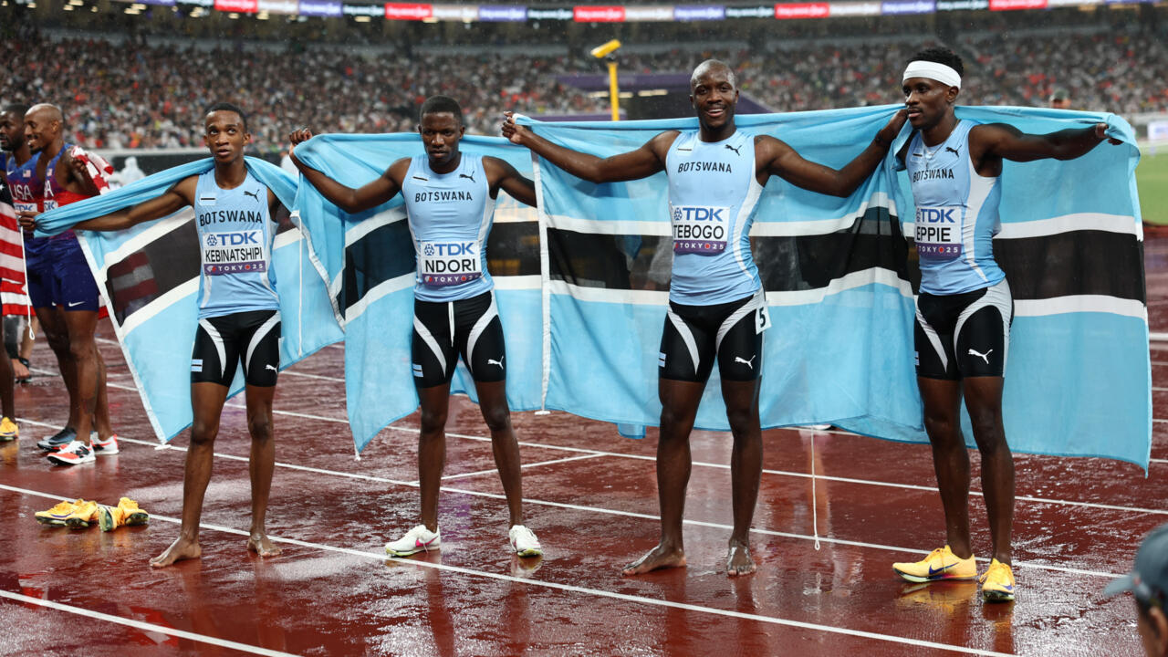 Botswana ta lashe zinari a gasar tseren mita dari 4 ɓangaren maza a duniya