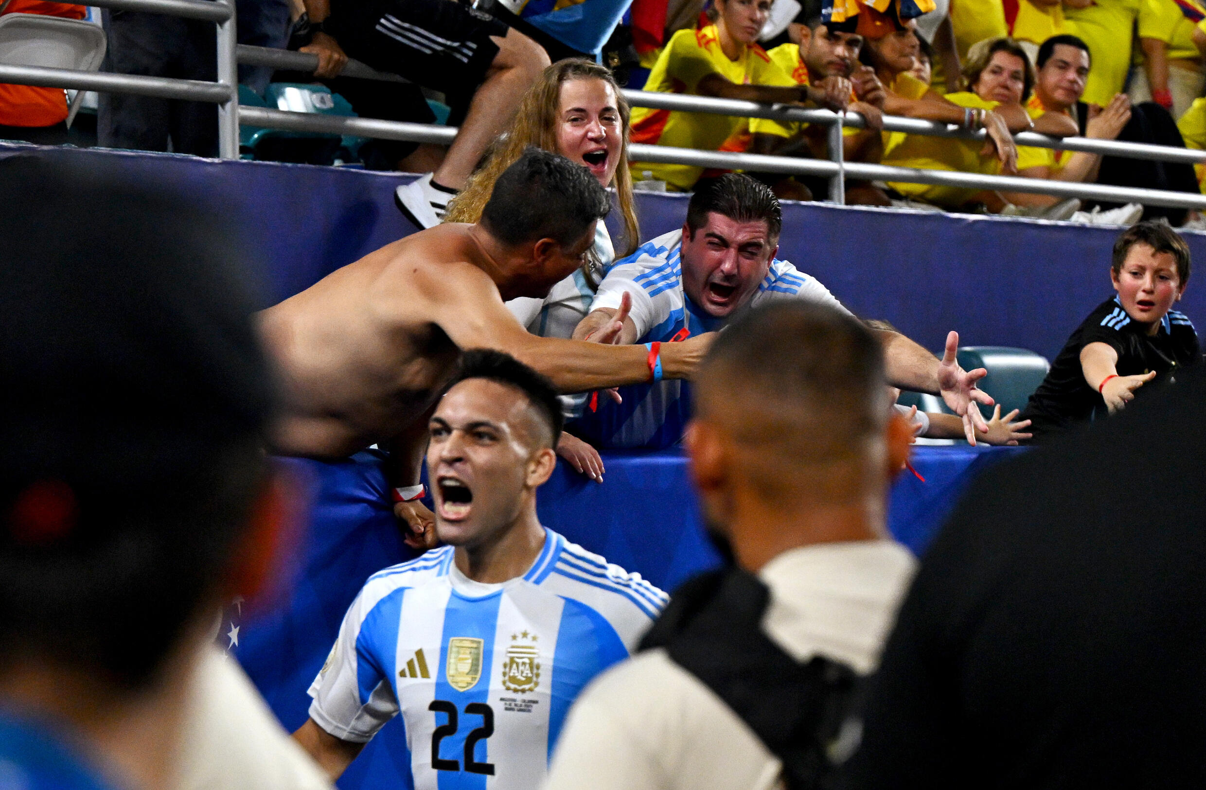 Lautaro Martínez, máximo goleador de la Copa América, libera a Argentina