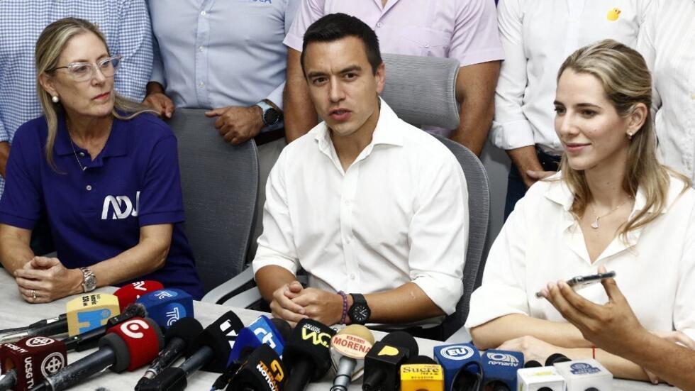 À la Une: Daniel Noboa, finaliste surprise face à Luisa Gonzalez à la ...