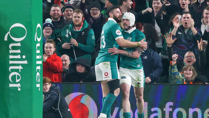 Hansen hat-trick inspires Irish to record win over Australia