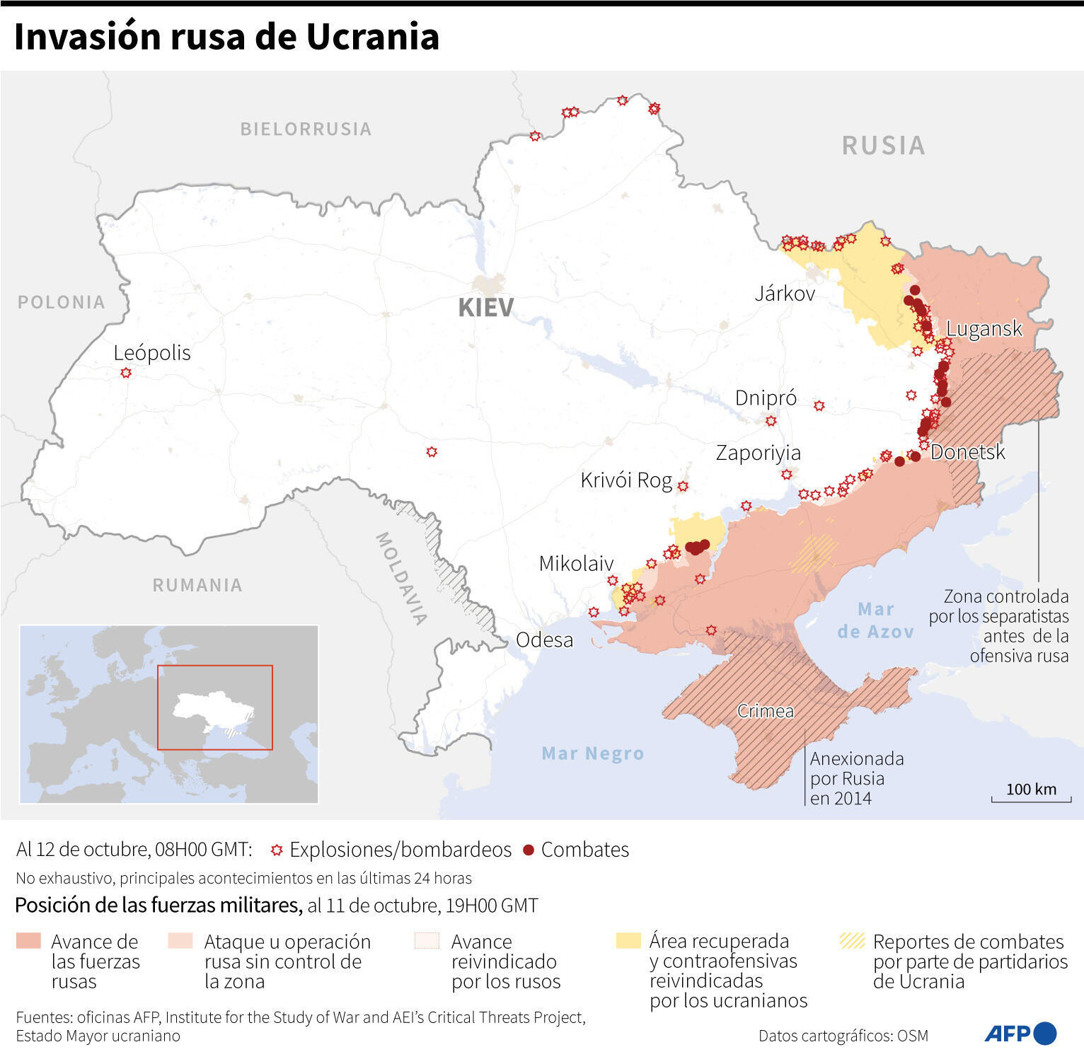 Ucrania reivindica nuevas conquistas y recibe un sistema de defensa ...