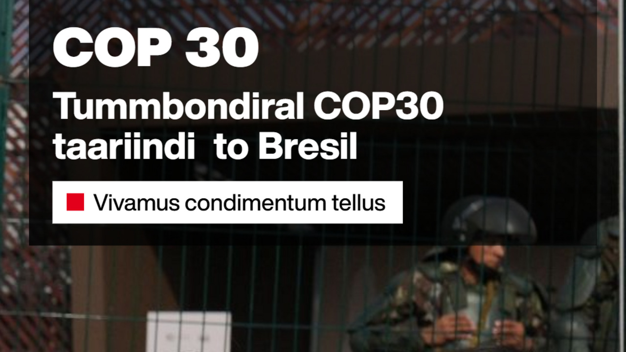 COP30: seppooji waɗii hannde e battane ndee jonnde taariindi ñiɓaande Belem hukka - RFI