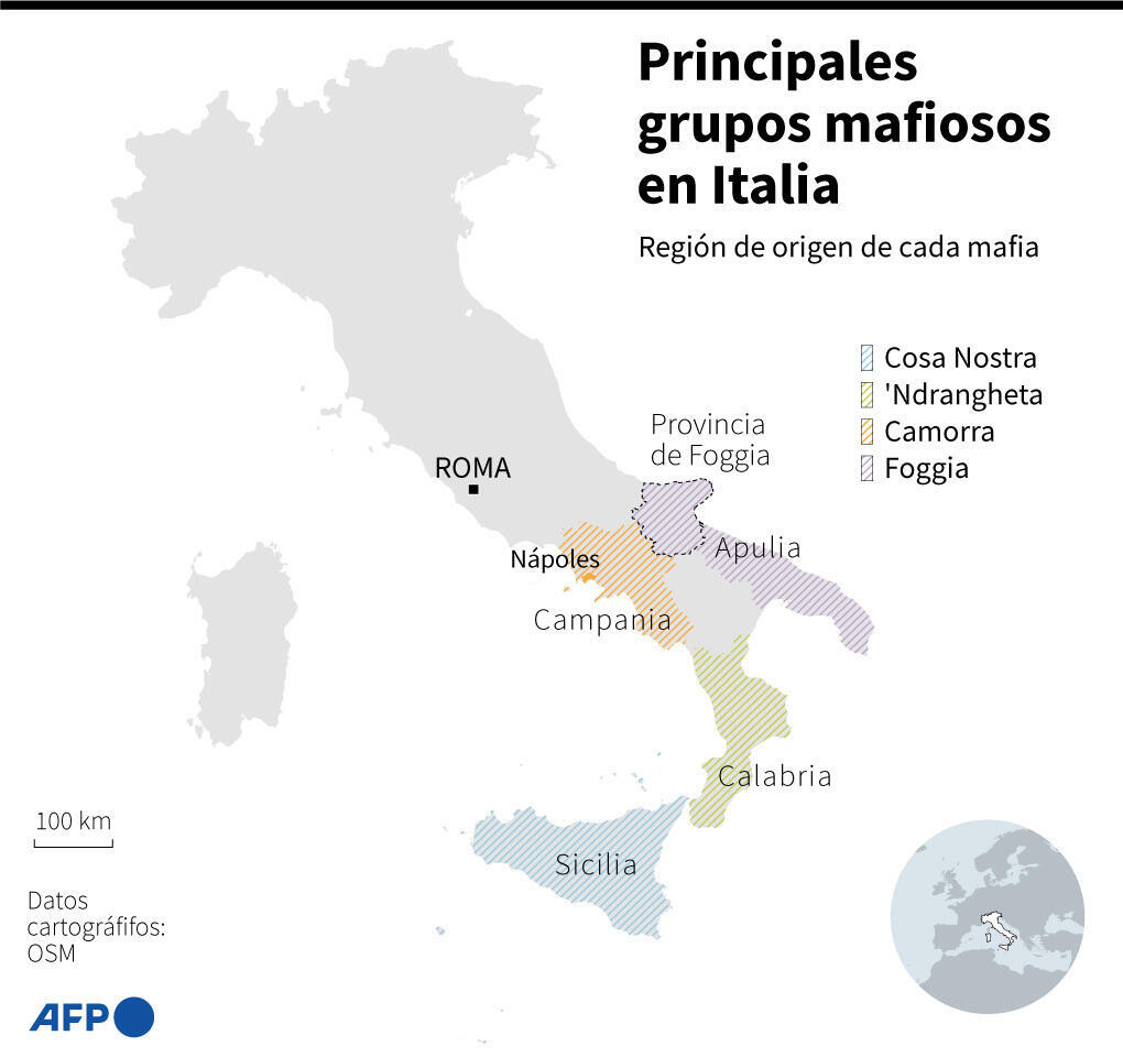 Gran operación contra la mafia italiana en varios países de Europa