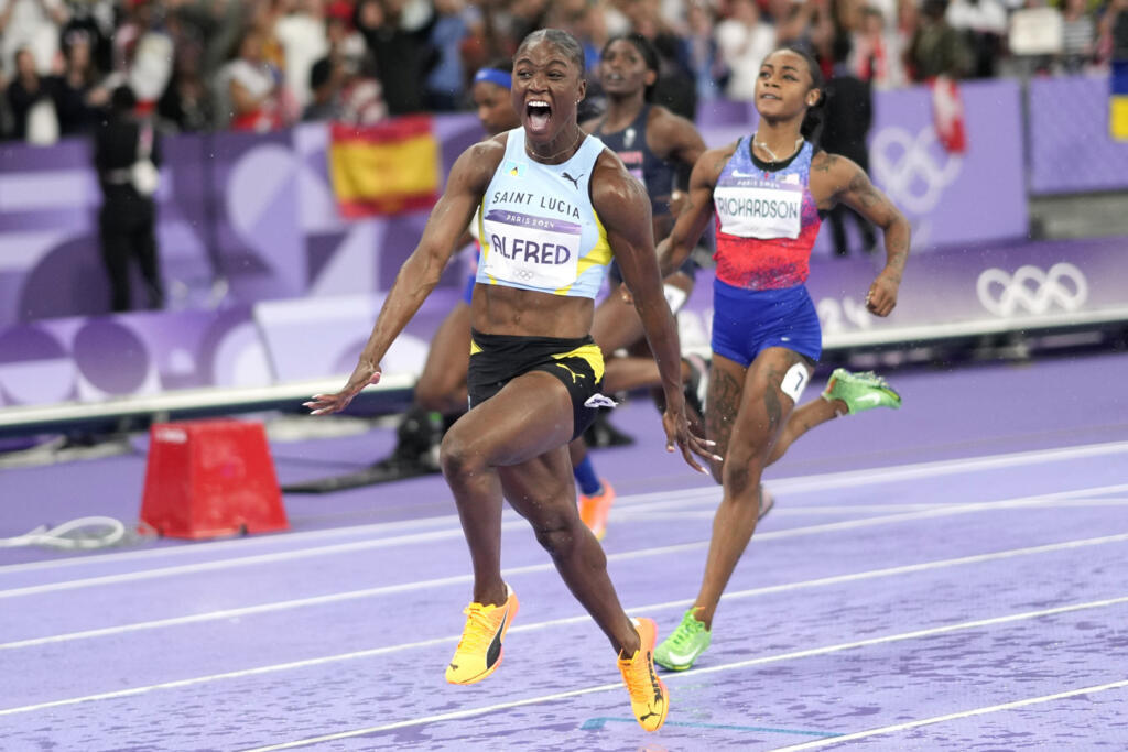 Alfred the great: sprinter's 100m victory gives St Lucia first Olympic ...