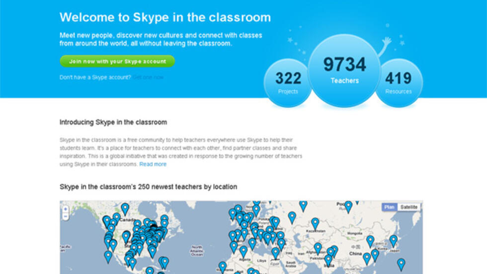 Skype dans la classe - Un monde de tech
