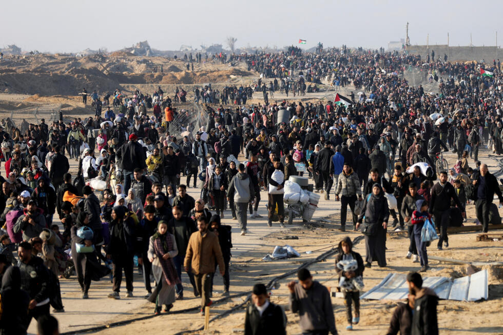 Trêve: une marée humaine en route vers le nord de la bande de Gaza