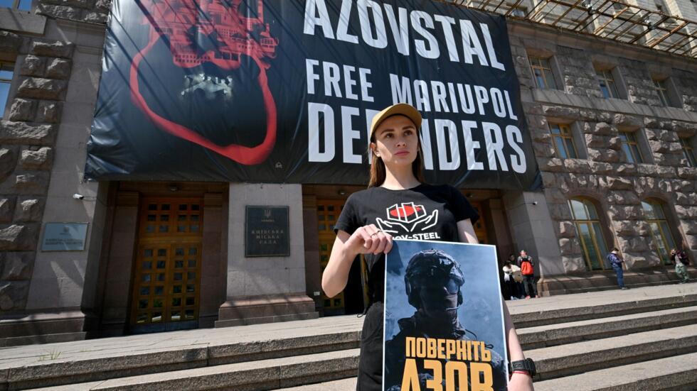 Ukraine's bitter wait for captured Azovstal fighters