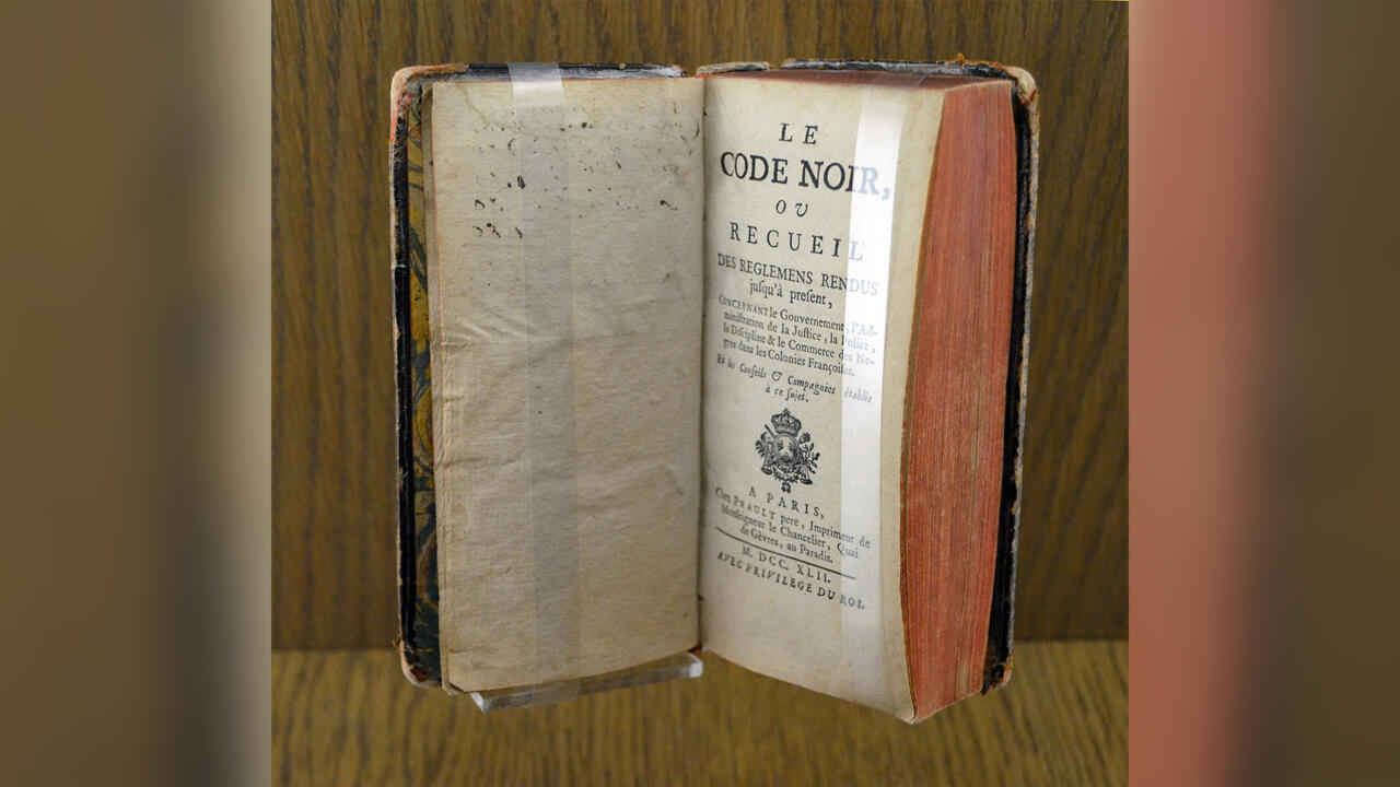 Esclavage: en France, l'avenir du Code noir en question - Reportage ...