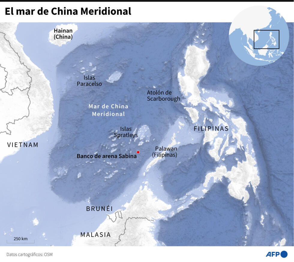 Buques de Pekín y Manila colisionan en una disputada zona del mar de la ...