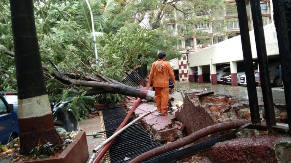 Mumbai hit by first cyclone in over 100 years