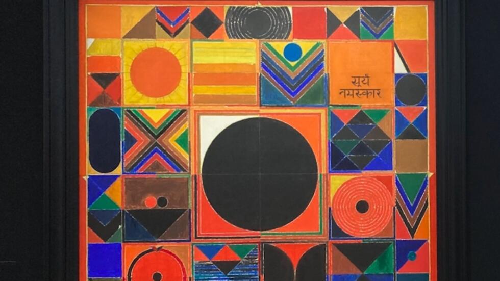 «Le grand art» du peintre indien S.H. Raza célébré au Centre Pompidou