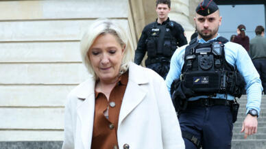 Le Pen rejects claims of 'organised misuse' of EU funds in Paris appeal ...
