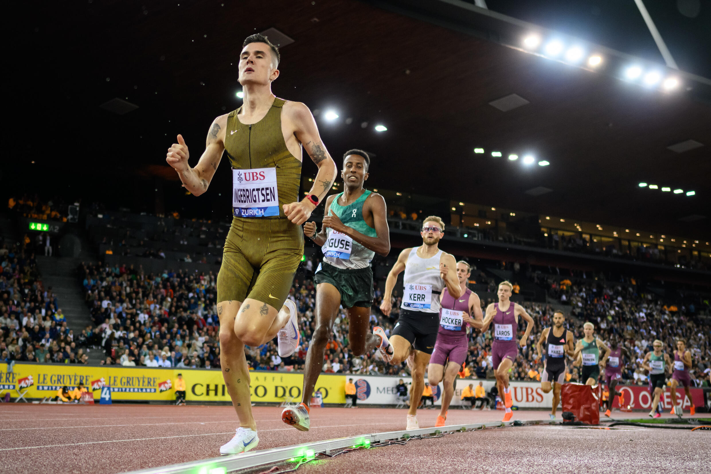 Nuguse wins top-quality Zurich re-run of Olympic 1500m final