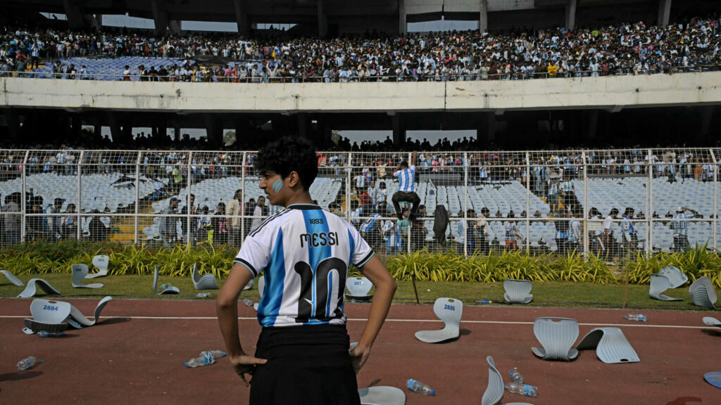 Inde: la venue de Lionel Messi sème le chaos à Calcutta