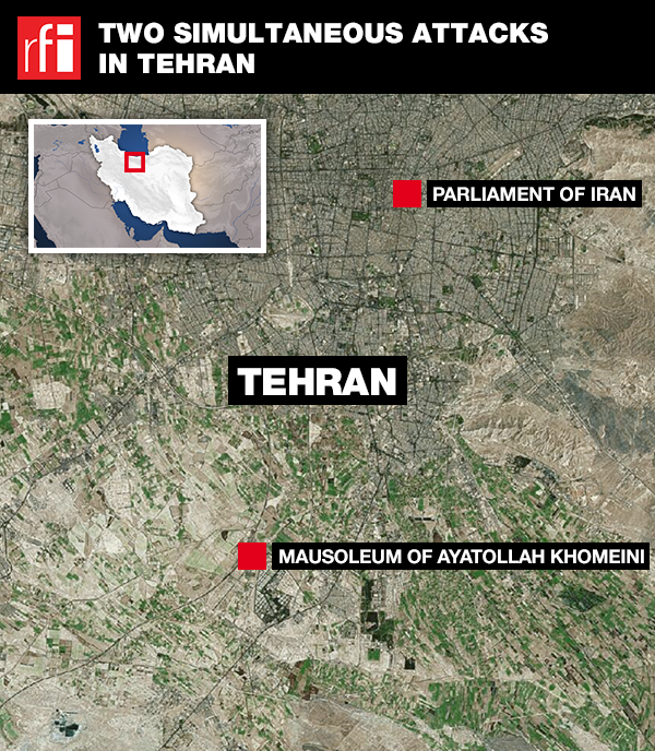 Islamic State armed group claims dual Tehran attacks