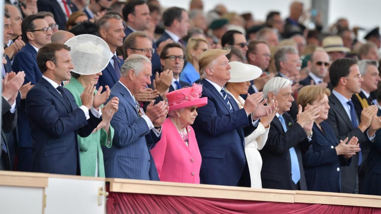 Macron joins Trump, Queen in moving D-Day commemorations - RFI