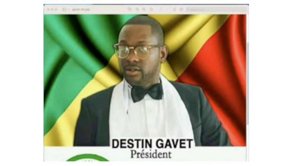 Congo-B: libération de l’opposant Destin Gavet, leader du Mouvement ...
