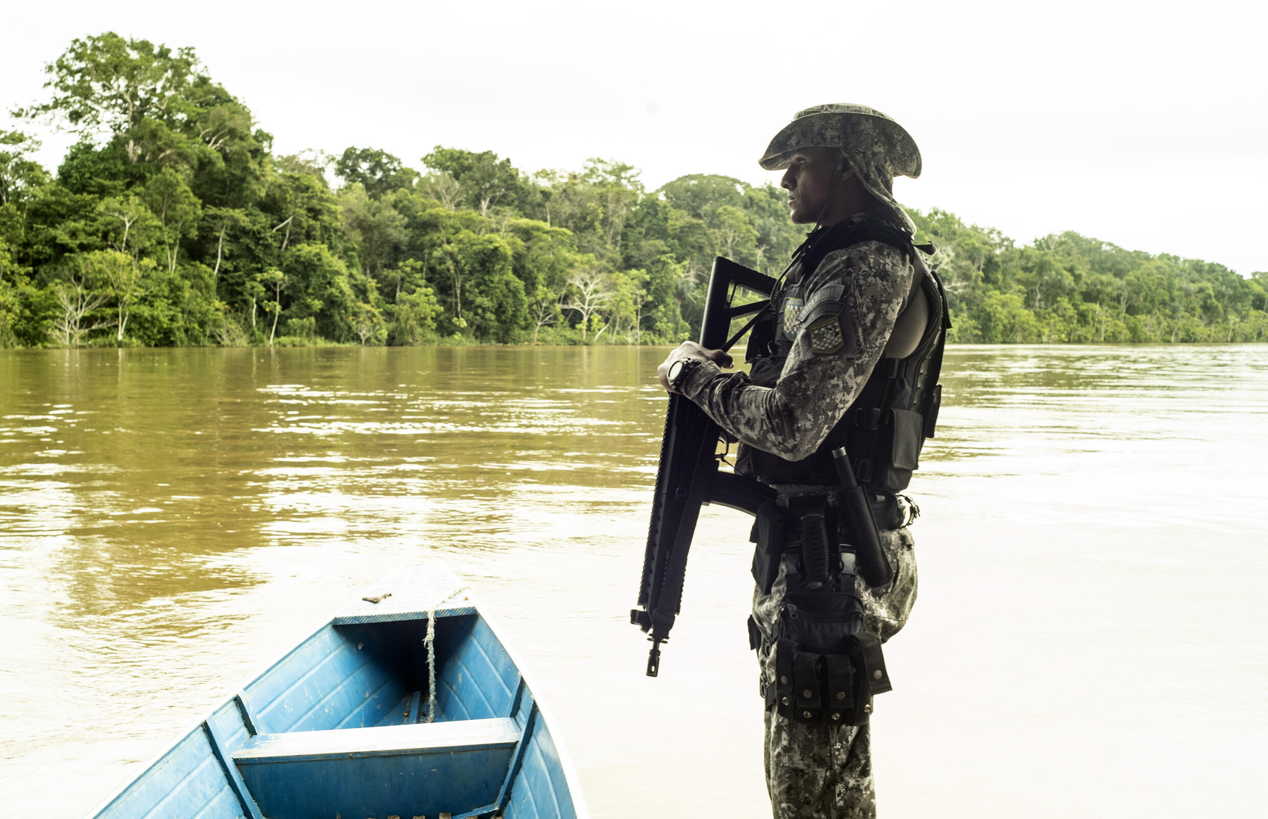 With bows and spears, Indigenous 'warriors' defend the Amazon