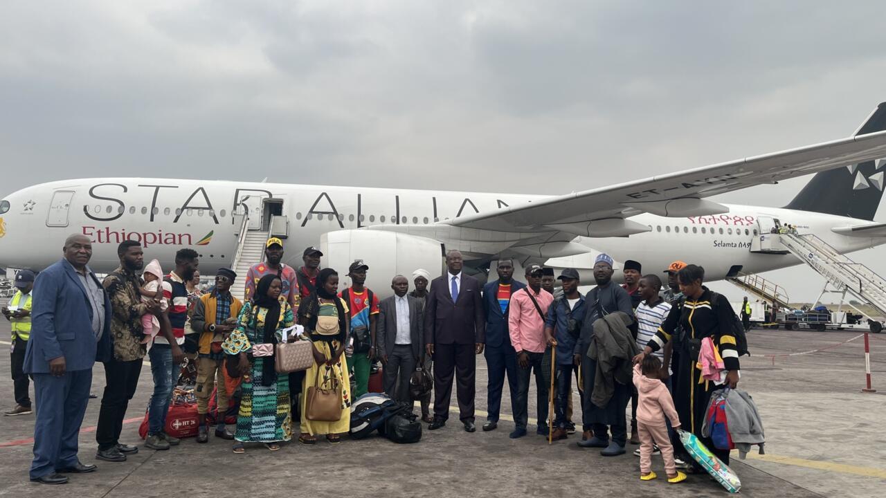 RDC: 22 Congolais évacués du Soudan sont arrivés à Kinshasa