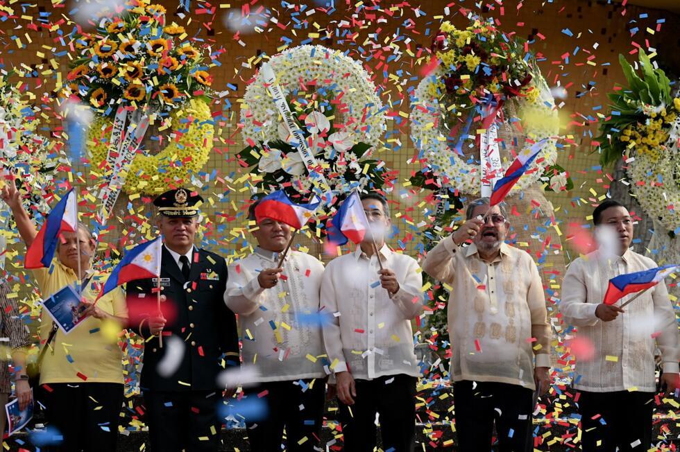 Philippine protesters say 'never again' on anniversary of anti-Marcos ...