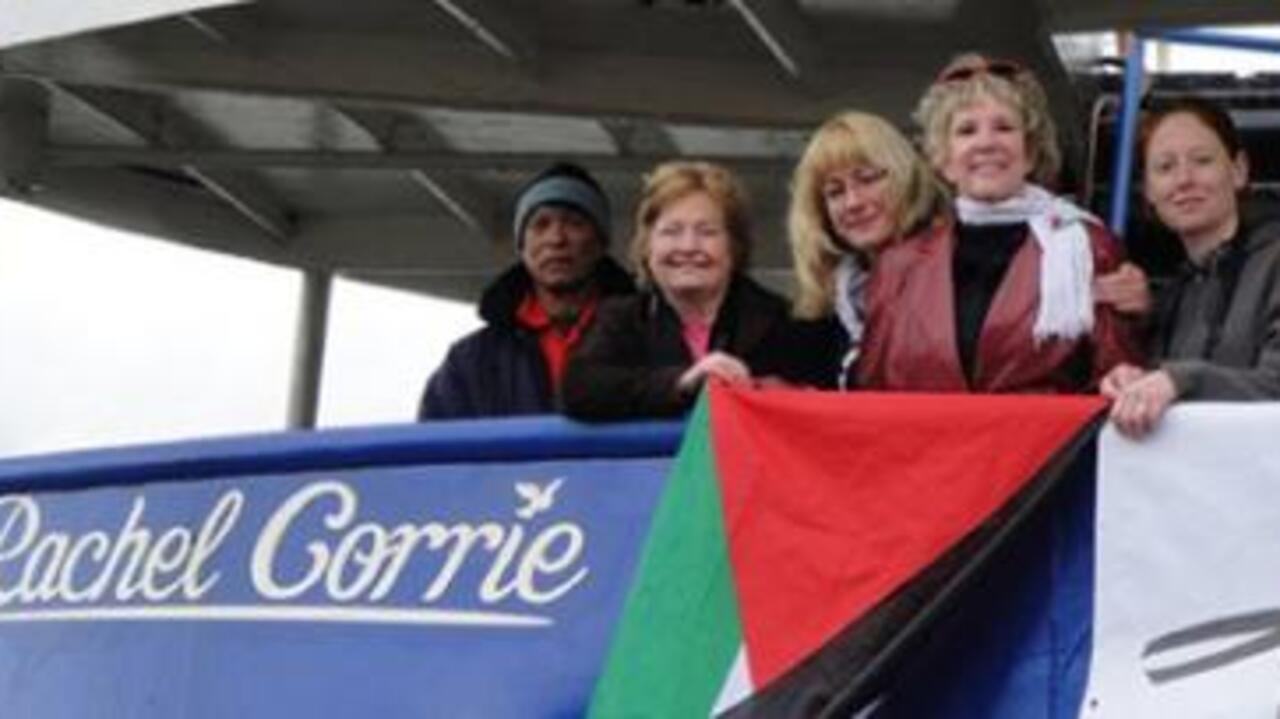 La marina israelí aborda el 'Rachel Corrie'